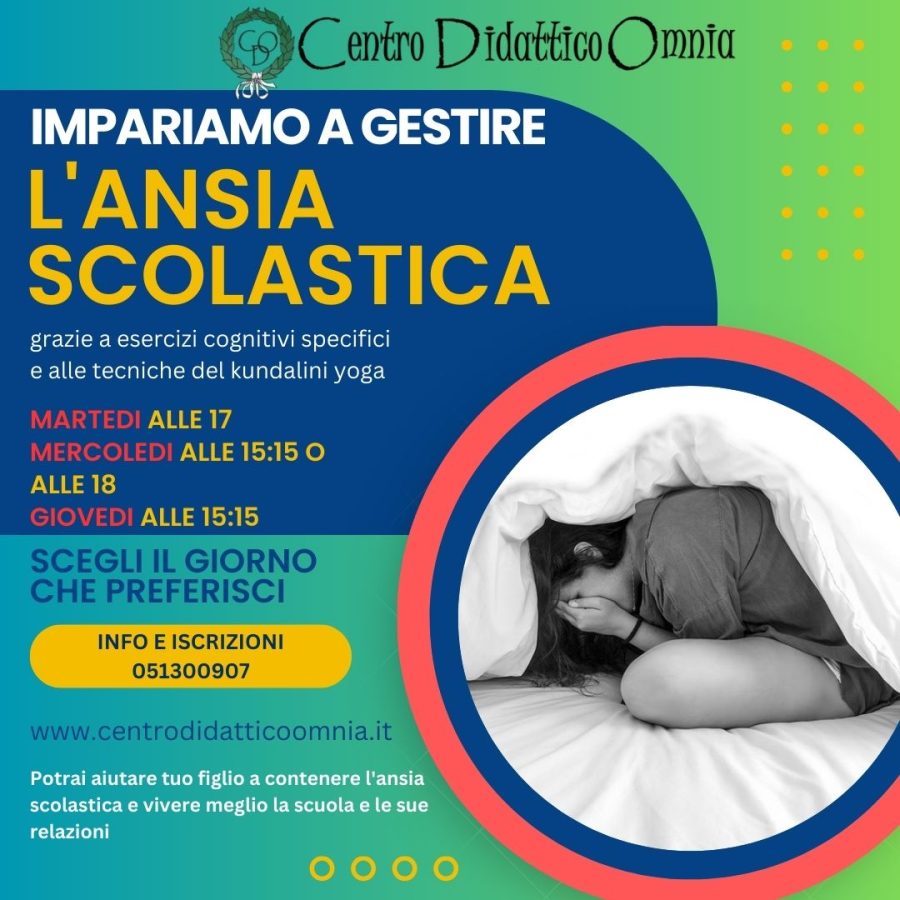 Corso per gestire l’ansia scolastica | ITALIA OLISTICA